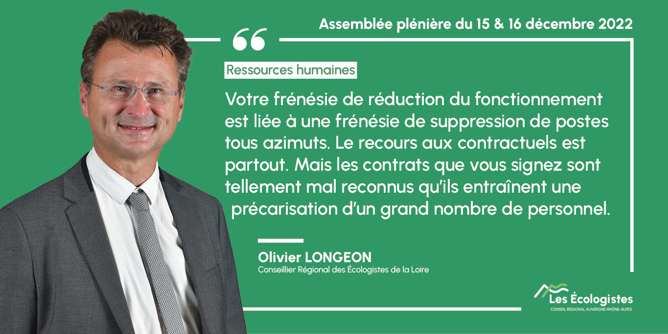 Intervention de Olivier LONGEON sur les ressources humaines - Les ...